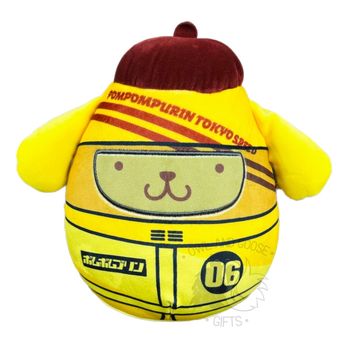 Squishmallow 8 Inch Pompompurin Sanrio Tokyo Racer Plush Toy – Owl ...
